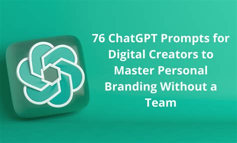 Chatgpt Prompts For Digital Creators