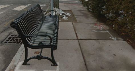 Whats Up With The Backwards Bench On Cambridges Mount Auburn Street Cbs Boston
