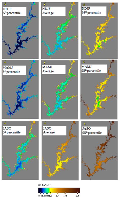 Same As In Figure 8 But For The Diffuse Attenuation Coefficient