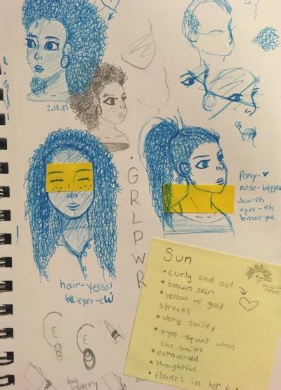 Curly Hair And Character Design Tumbex