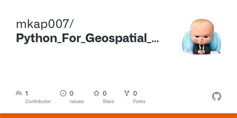 Github Mkap007pythonforgeospatialanalysis