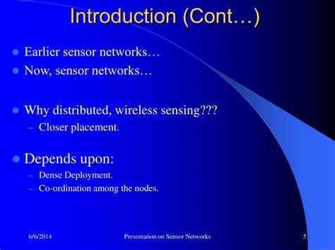 PPT Sensor Networks PowerPoint Presentation Free Download ID