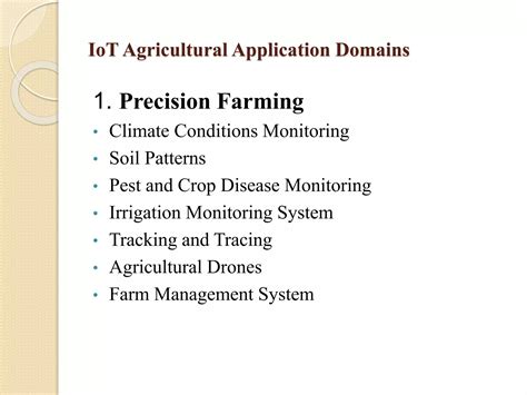 Iot Transforming The Future Of Agriculture Pptx