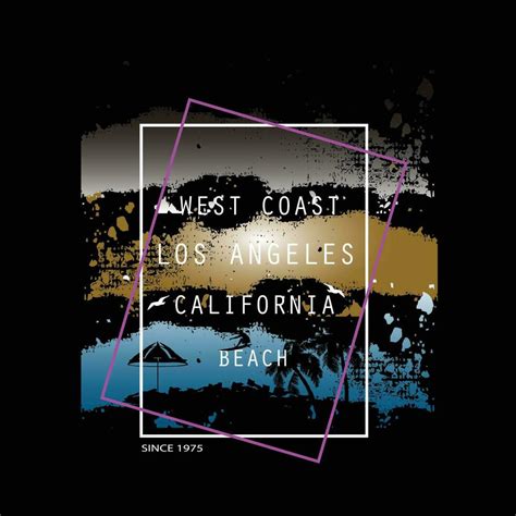 California Beach Slogan Tee Graphic Typography For Print T Shirt