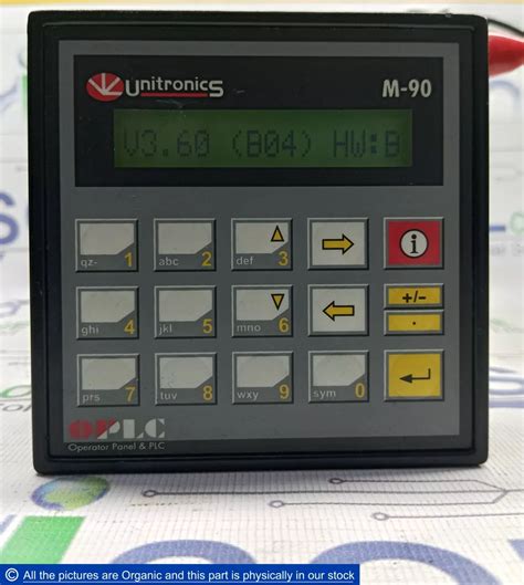 Unitronics M90 R1 Oplc Operator Panel And Plc M 90 Series V3 60 Hw Ver B