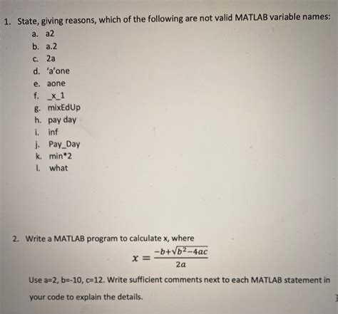 Solved 1 State Giving Reasons Which Of The Following Are
