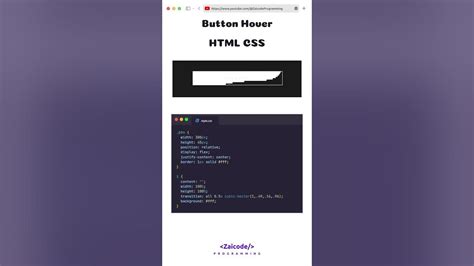 Button Style Hover Htmlcss Css Html Hovereffect Buttonhovereffect Zaicode Programming