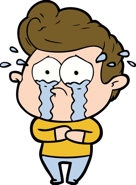 Doodle Character Cartoon Cry Boy 13736220 Vector Art At Vecteezy
