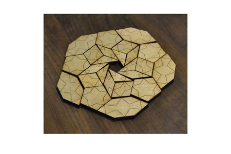 Girih Tiles Penrose Tile Pentagon Puzzle Tile Puzzle Etsy