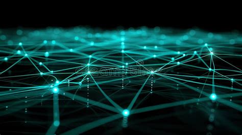 Abstract Network Connection Structure Global Data Network Visualization Stock Illustration