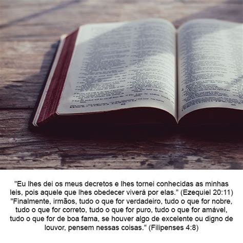 Eu Lhes Dei Os Meus Decretos E Lhes Tornei Conhecidas As Minhas Leis