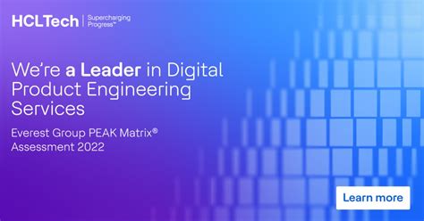 Hcltech On Linkedin Hcltech Positioned As A Leader In Everest Groups