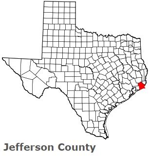 Jefferson County Texas Map