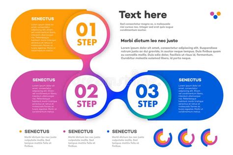 Infographic Template Vector Timeline Process 3 Step Stock Vector Illustration Of Flowchart