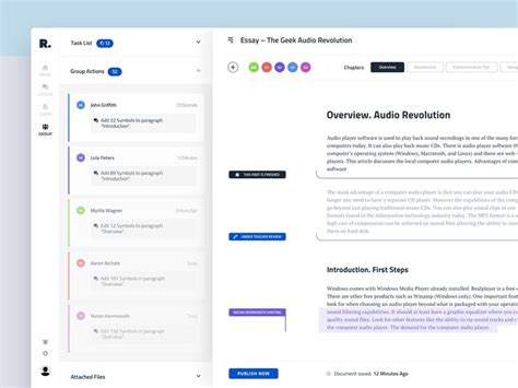 Text Editor Interface For Education Platform