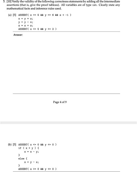 Solved 5 10 Verify The Validity Of The Following