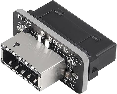 Beanprecoy Vertical Usb Front Panel Adapter Internal Usb 3 1 Type E To Usb 3 0 20 Pin Header