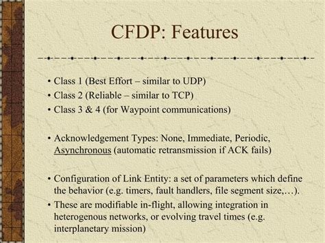 Ccsds Based File Delivery Protocol Cfdp V1p3 Ppt Free Download
