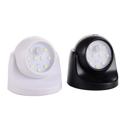 1pc 9 Leds Motion Sensor Night Light Battery Operated Wireless