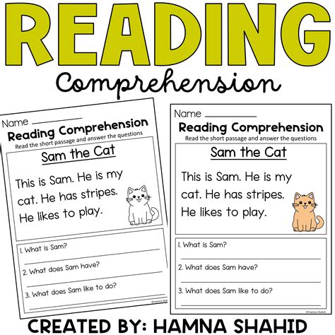 Reading Comprehension Passages And Questions Worksheets Library