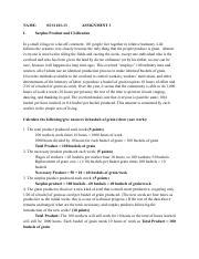 ECO Assignment Pdf NAME I ECO ASSIGNMENT Surplus Product And Civilization In A