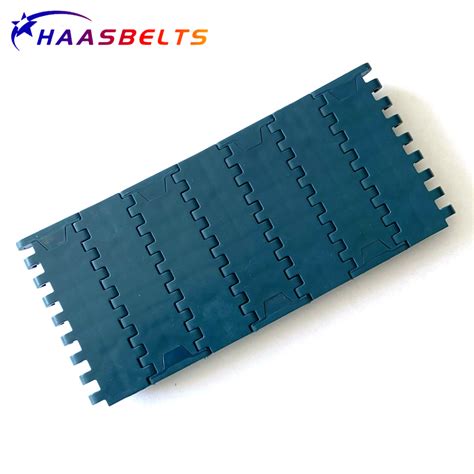 China Haasbelts Plastic Modular Belt Flat Top 1000 Molded To Width With Positrack Factory And