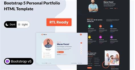 Morex Bootstrap Personal Portfolio Html Template Codemarket