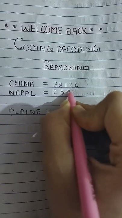 Coding Decoding Reasoning🤯 Shorts Trending Viral Youtube