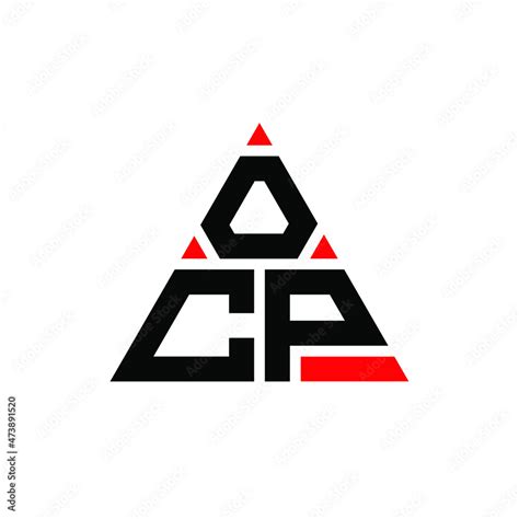 Ocp Triangle Letter Logo Design With Triangle Shape Ocp Triangle Logo Design Monogram Ocp