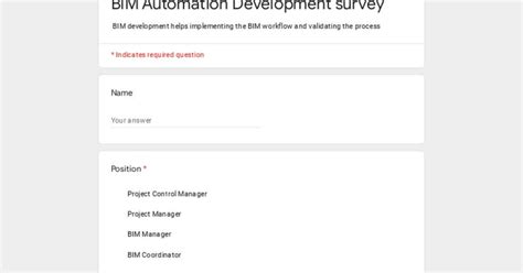 Enas Sayed On Linkedin Bim Automation Development Survey