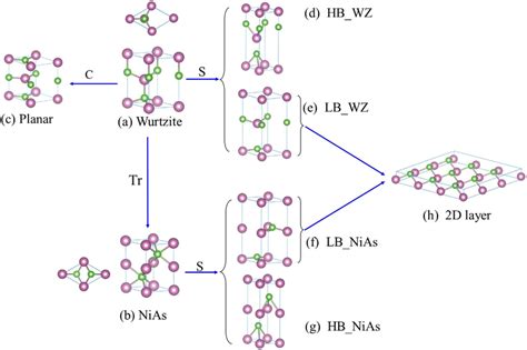 Various Structural Deformation Paths Starting From A Wz Structure A Download Scientific