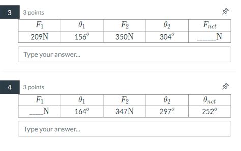 Solved Calculating Net Force Two Forces Act On An Object Chegg Com
