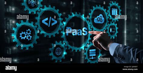 PaaS Platform As A Service Cloud Computing Services Concept Stock Photo Alamy