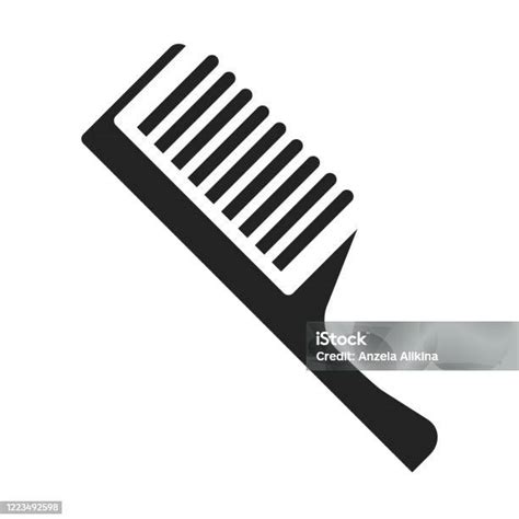 나무 헤어 브러시 문양 검은 아이콘입니다 내츄럴 한 헤어 케어 폐기물 제로 라이프스타일 환경 친화적 인 웹 페이지 모바일 앱 프로모션용 픽토그램 개념에 대한 스톡 벡터 아트