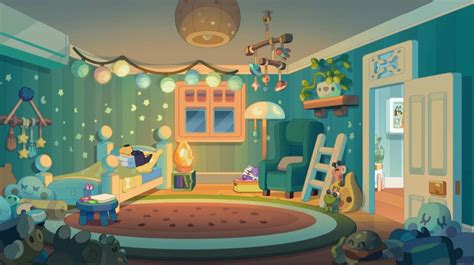 Pin By ♡⭐popadom8⭐♡ Popadom8 On Bluey💙 Cartoon House Girl Room