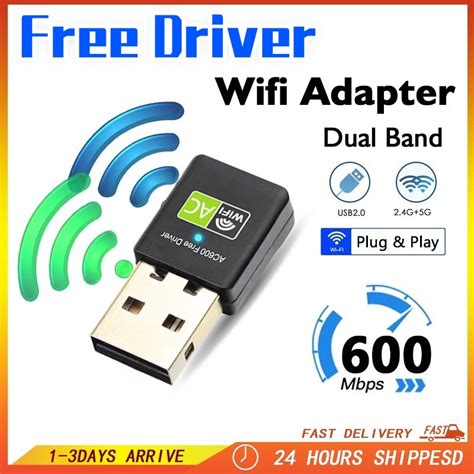 High Speed Wifi Adapter Mbps Dual Band G Ghz Wireless Usb Adapter Ac Pc Laptop Wi