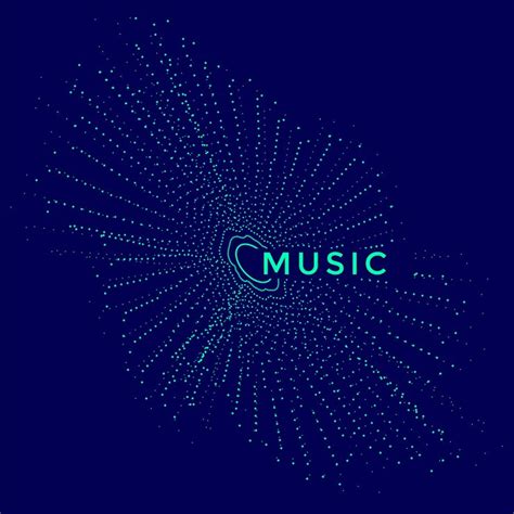 Premium Vector Music Poster Design Vector Abstract Background With Dynamic Circle Particles
