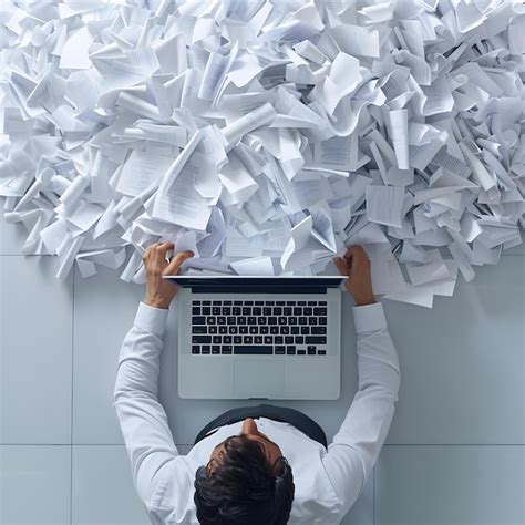 Premium Photo Managing Digital Documents In A Paperless Workflow A Businessman39s Use Of Cloud