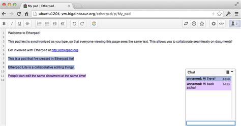 web served 8 node js redis and real time writing with etherpad ars