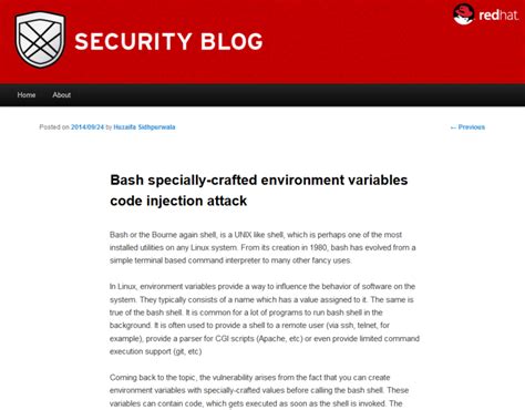 Bashの脆弱性cve 2014 6271の概要と、脆弱性への対応方法 Opensourcetechブログ