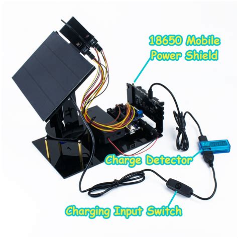 Lafvin Smart Solar Tracker System Tracking Starter Kit For Arduino Diy Charging Stem Programming