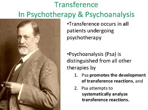 What Is Psychoanalysis What Is Transference Analysis Mark