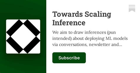 Towards Scaling Inference Aishwarya Goel Substack