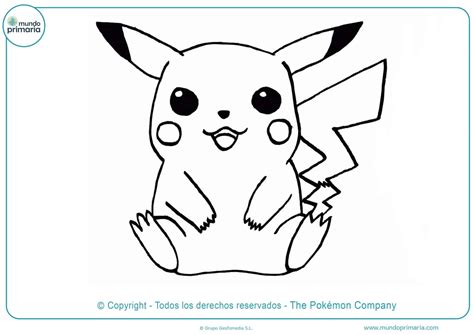 Dibujos De Pikachu Para Imprimir