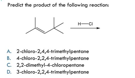 Solved Predict The Product Of The Following