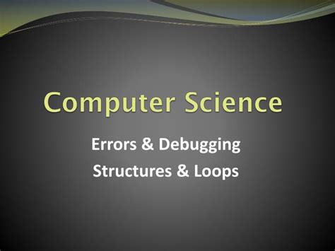 PPT Computer Science PowerPoint Presentation Free Download ID
