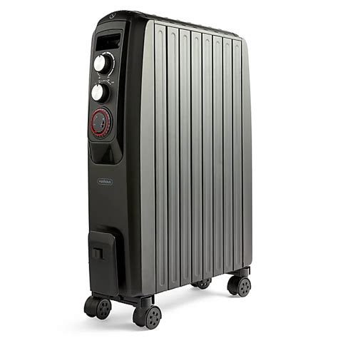Vonhaus Oil Filled Radiator Closed Fin Electric Radiator Vonhaus Oil Filled Radiator Closed Fin Electric Radiator