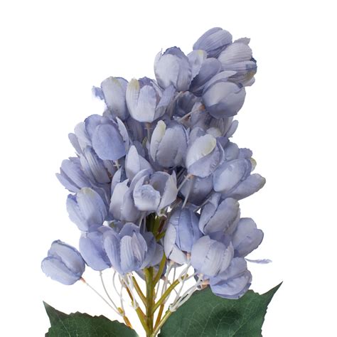 Синьо лилави цветя с дълга дръжка 86 см 22kw028 Fiona