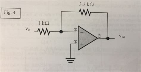 Solved Inverting Amplifier Without Voltage Follower 5 If