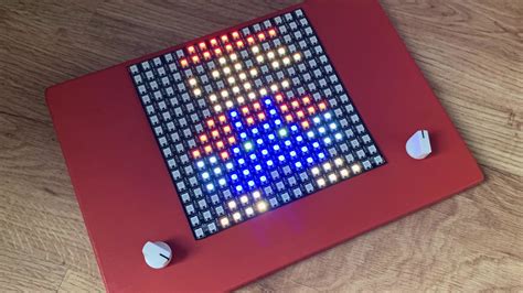 RGB LED Matrix Helps Etch A Sketch Scratch Out A 21st Century Existence